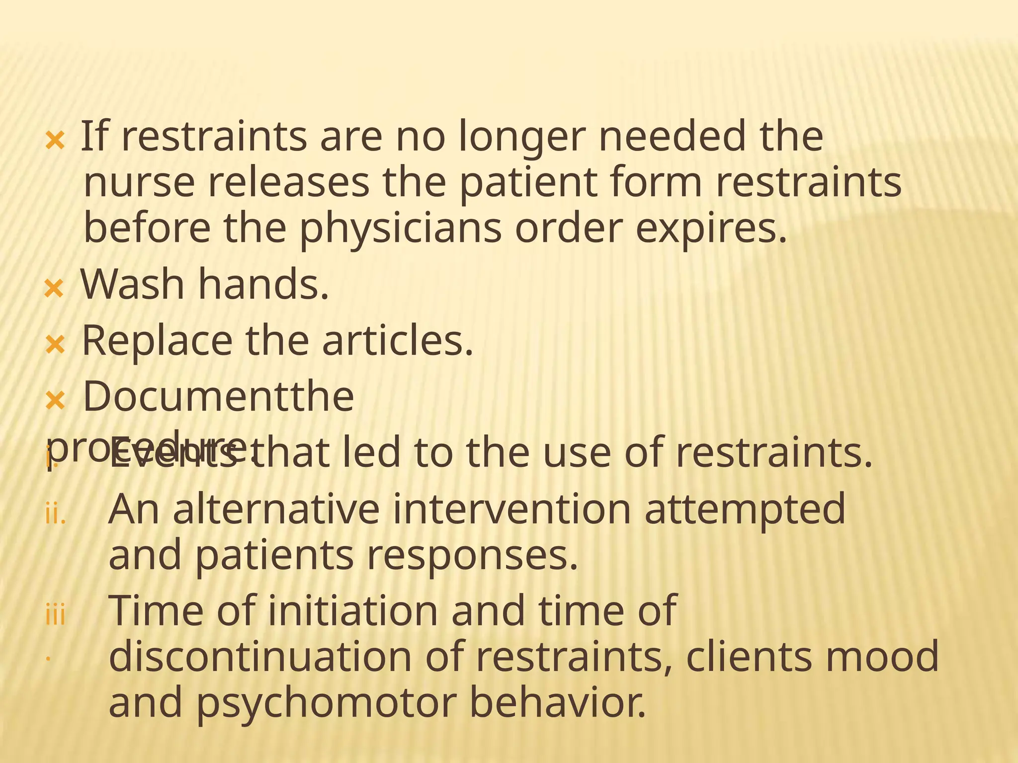 RESTRAINTS.pptx.............................................. | PPTX