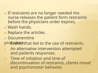 RESTRAINTS.pptx.............................................. | PPTX