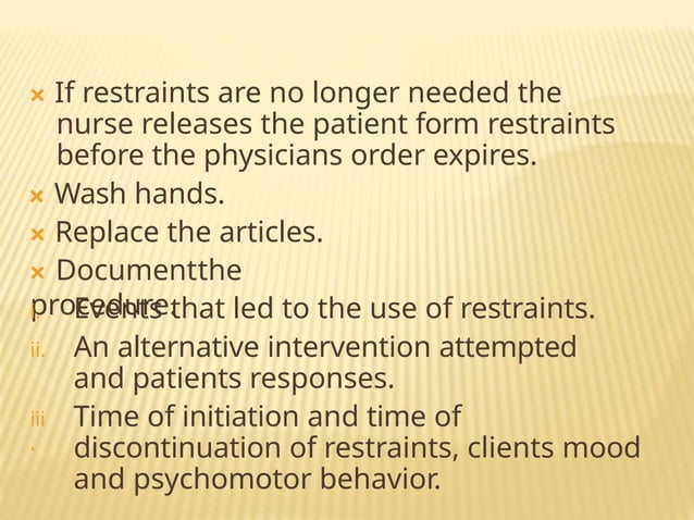 RESTRAINTS.pptx.............................................. | PPTX