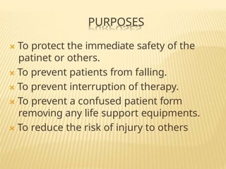 RESTRAINTS.pptx.............................................. | PPTX