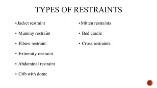 restraints ppt.pptx