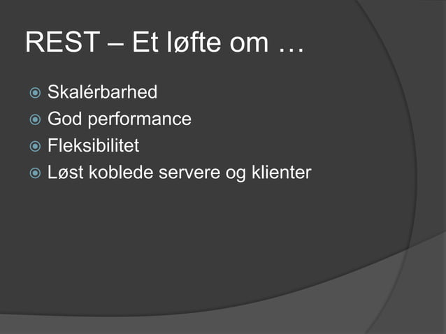 REST - Hyper Media klienter med Ramone | PPT