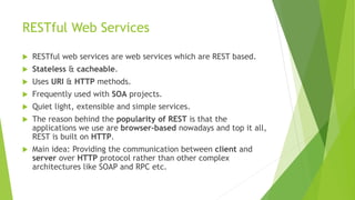 REST & RESTful Web Services | PPTX