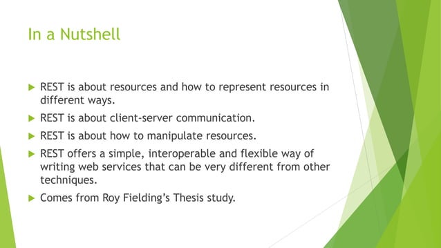 REST & RESTful Web Services | PPTX | Web Development | Internet