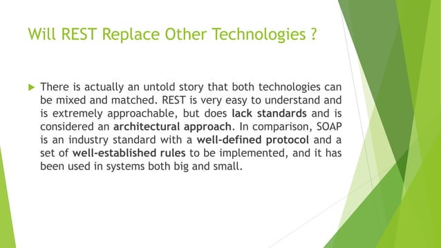 REST & RESTful Web Services | PPTX | Web Development | Internet