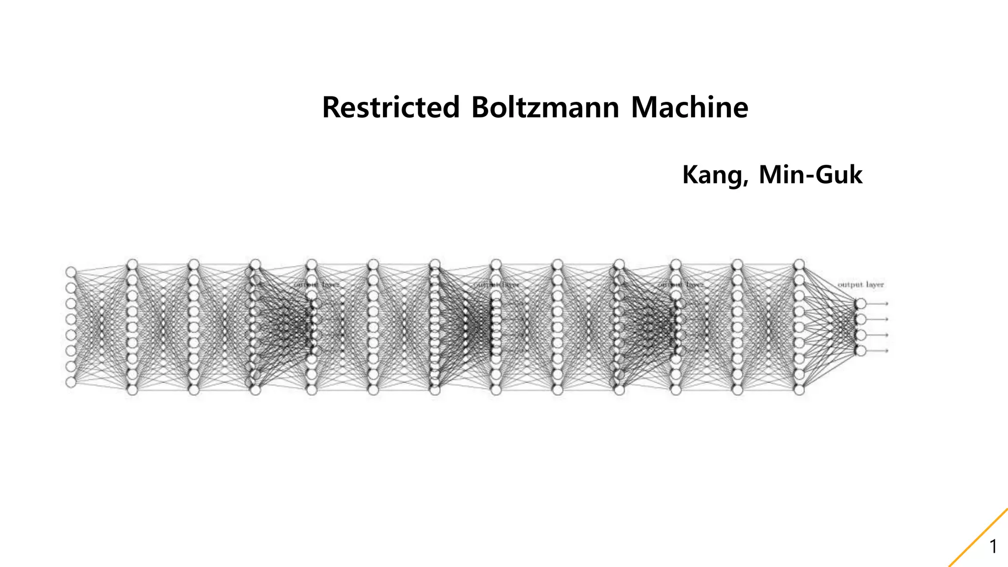 Restricted boltzmann machine | PPTX | Physics | Science