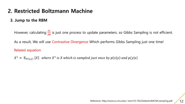 Restricted boltzmann machine | PPTX | Physics | Science