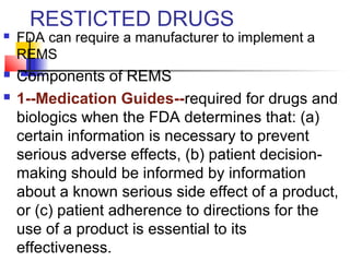 Restricteddrugpate | PPT