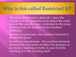 Restricted Earth Fault(REF) Protection.pptx