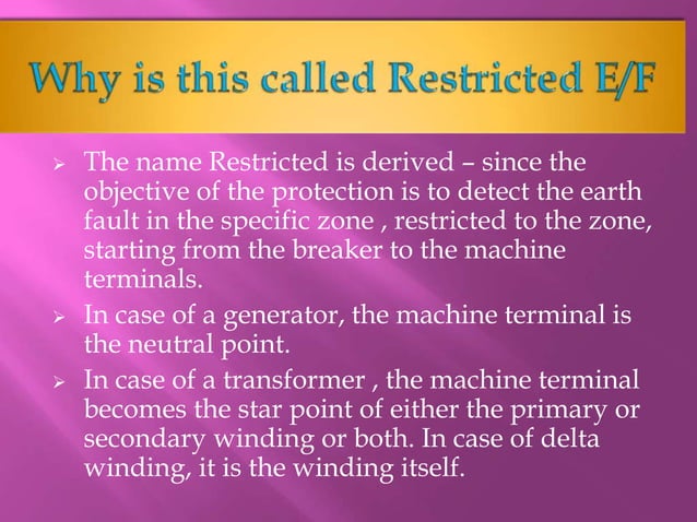 Restricted Earth Fault(REF) Protection.pptx