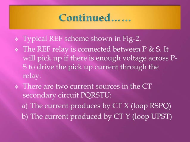 Restricted Earth Fault(REF) Protection.pptx