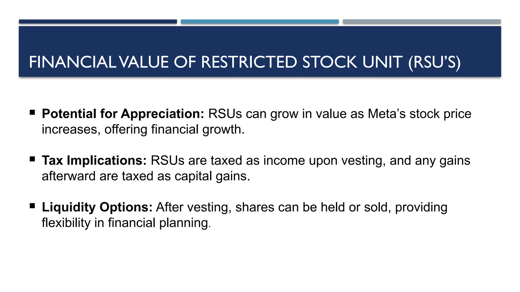 Restricted stock unit (rsu’s).pptxgfbrshsjj | PPTX