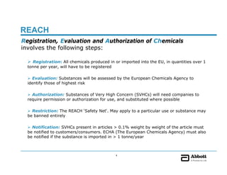 Restricted Substances Training Presentation Document | PDF