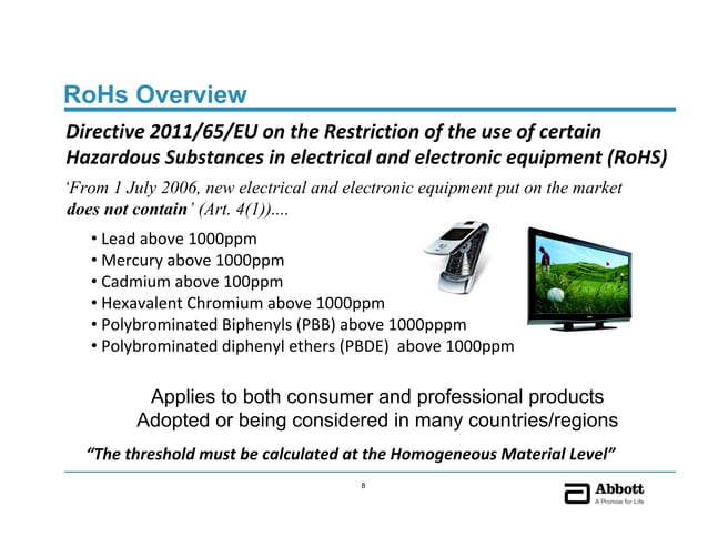 Restricted Substances Training Presentation Document | PDF | Substance ...