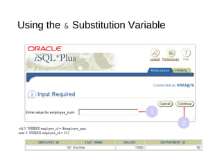 Restricting and sorting data | PPT