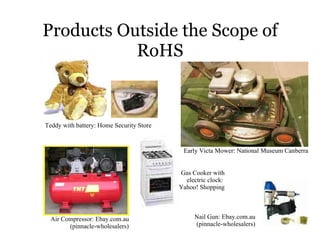 Restriction of Hazardous Substances (RoHS) Directive | PDF