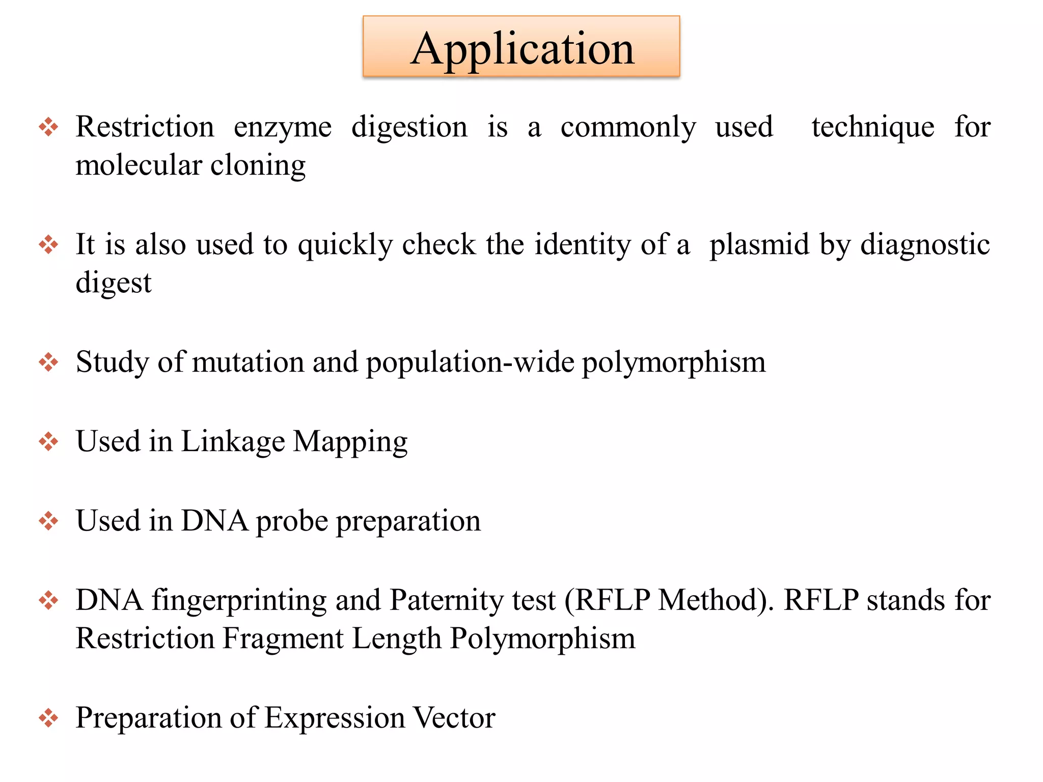 Restriction Digestion | PDF