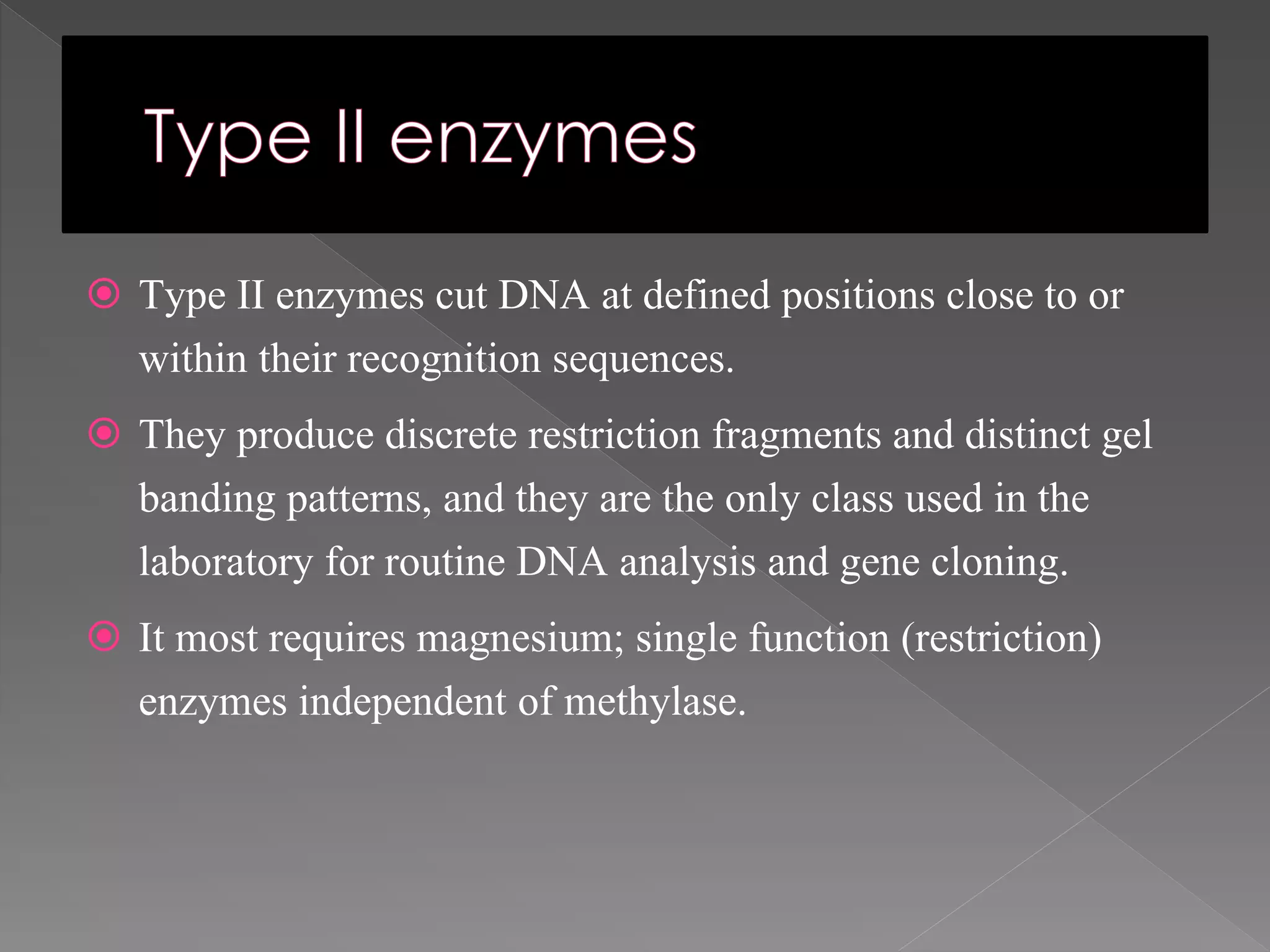 Restriction endonucleases | PDF