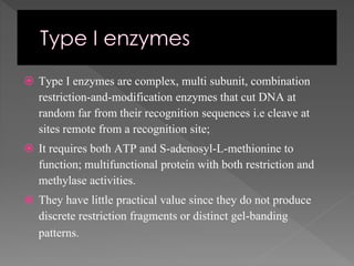 Restriction endonucleases | PDF