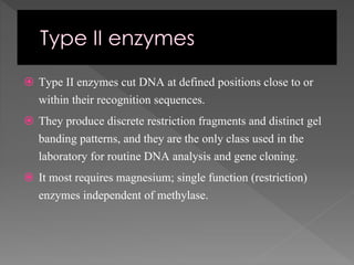 Restriction endonucleases | PDF