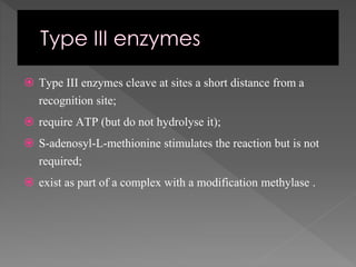Restriction endonucleases | PDF