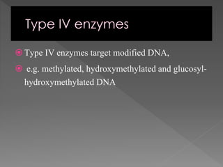 Restriction endonucleases | PDF