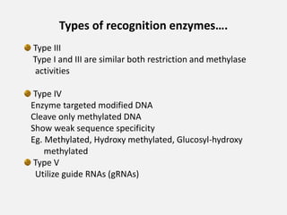 Restriction endonucleases.pptx