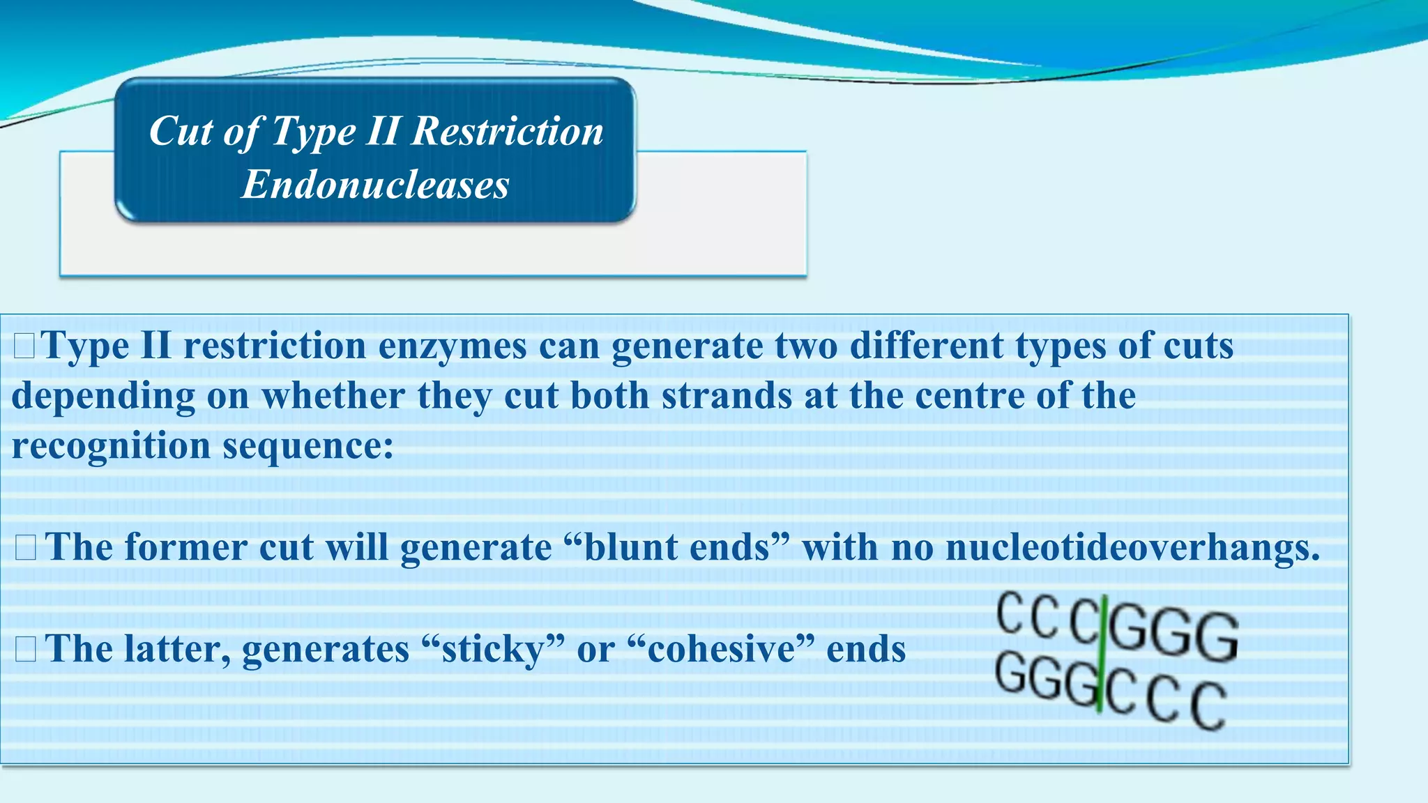 restriction endonucleases.pptx | Chemistry | Science