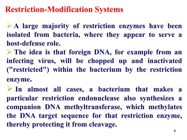 Restriction_Endonucleases for Gene Manipulation -Unit 1.pptx
