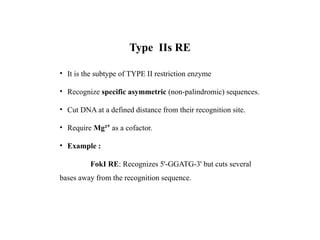 Restriction endonuclease types and digestion.pptx