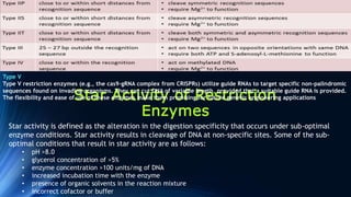 Restriction enzyme | PPTX