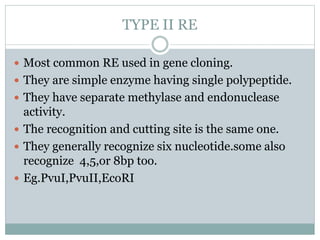 Restriction enzyme digestion | PPTX