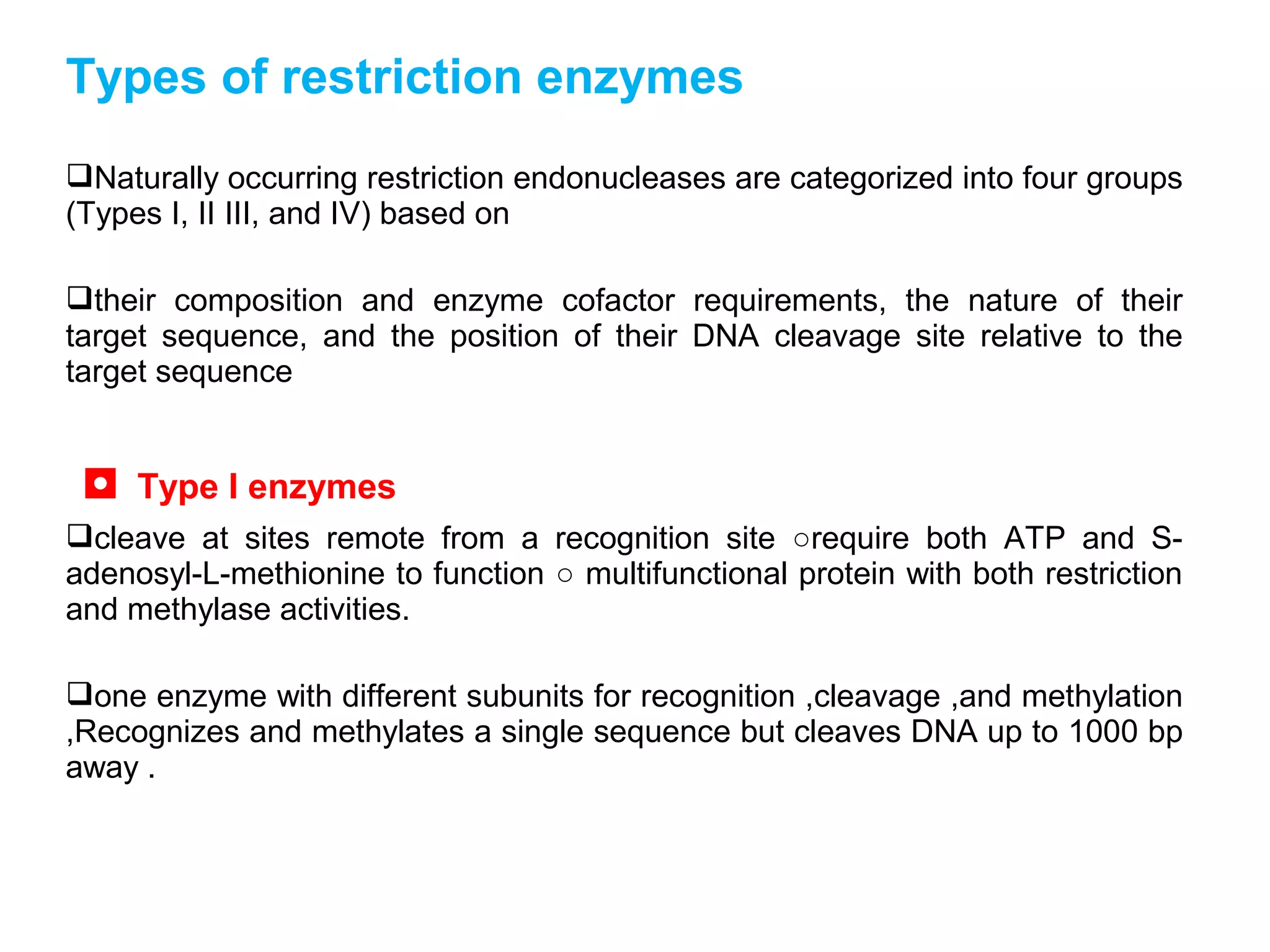 Restriction enzymes genetic enginering | PPT