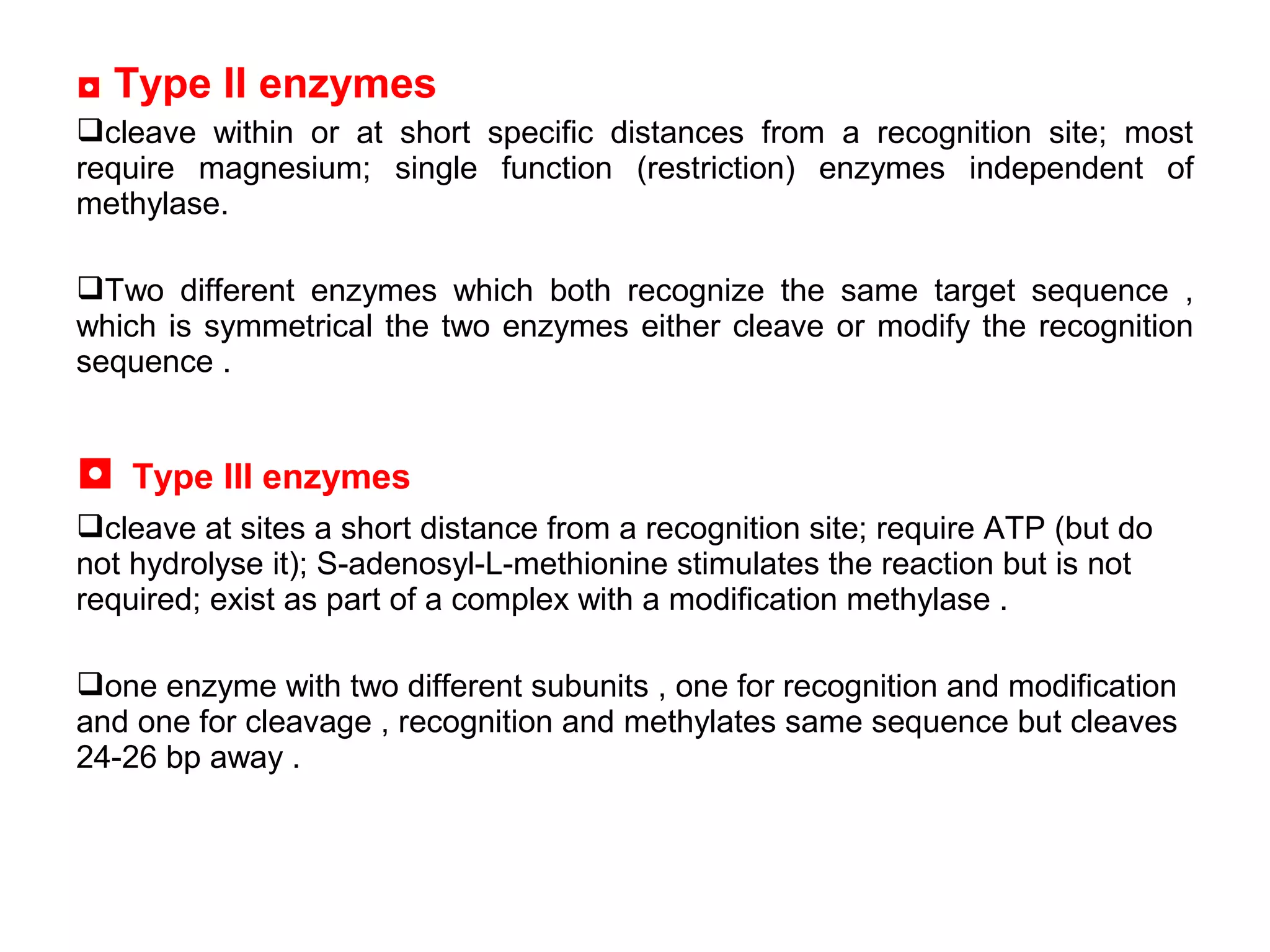 Restriction enzymes genetic enginering | PPT