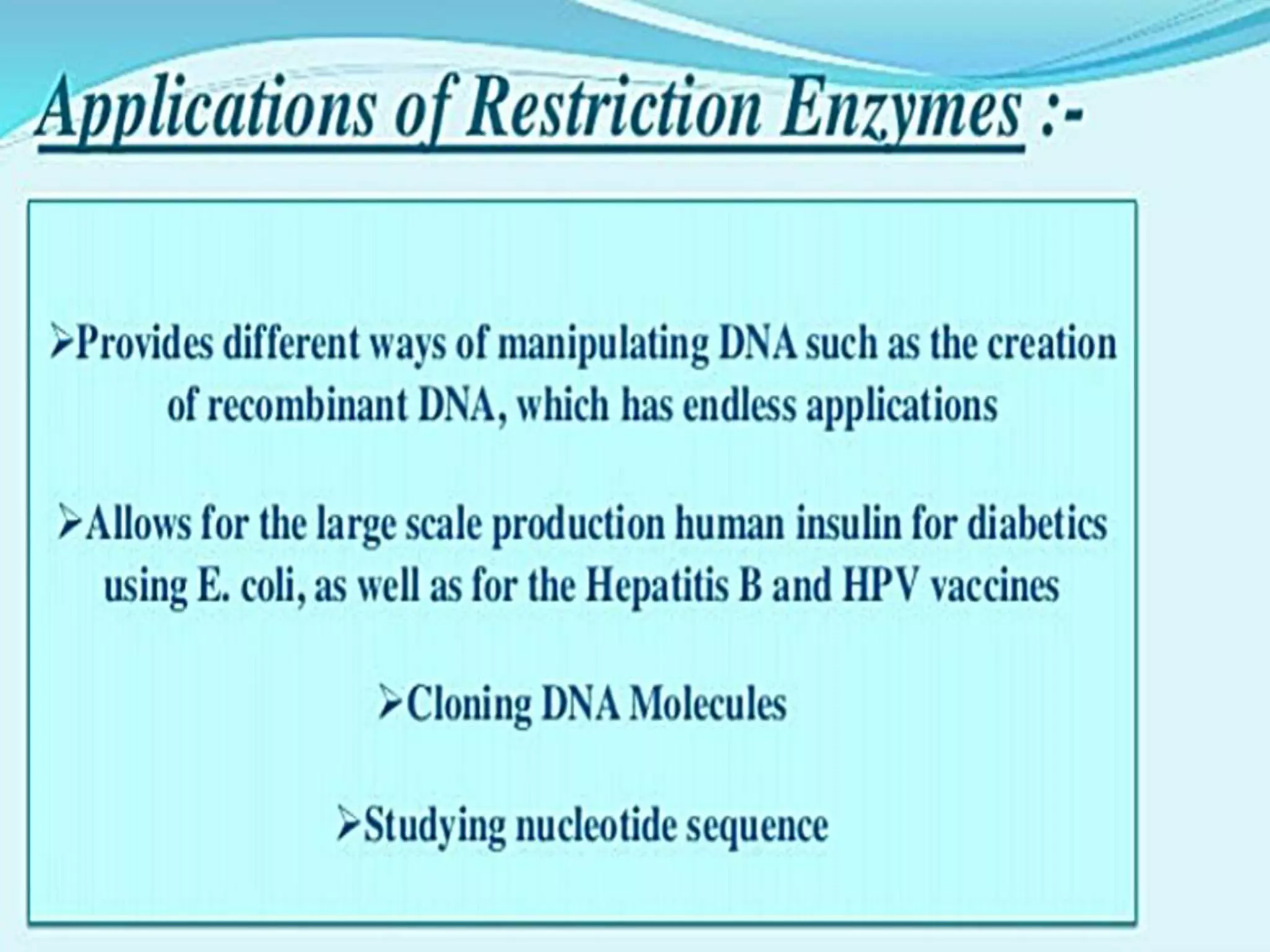 Restriction Enzyme | PPTX