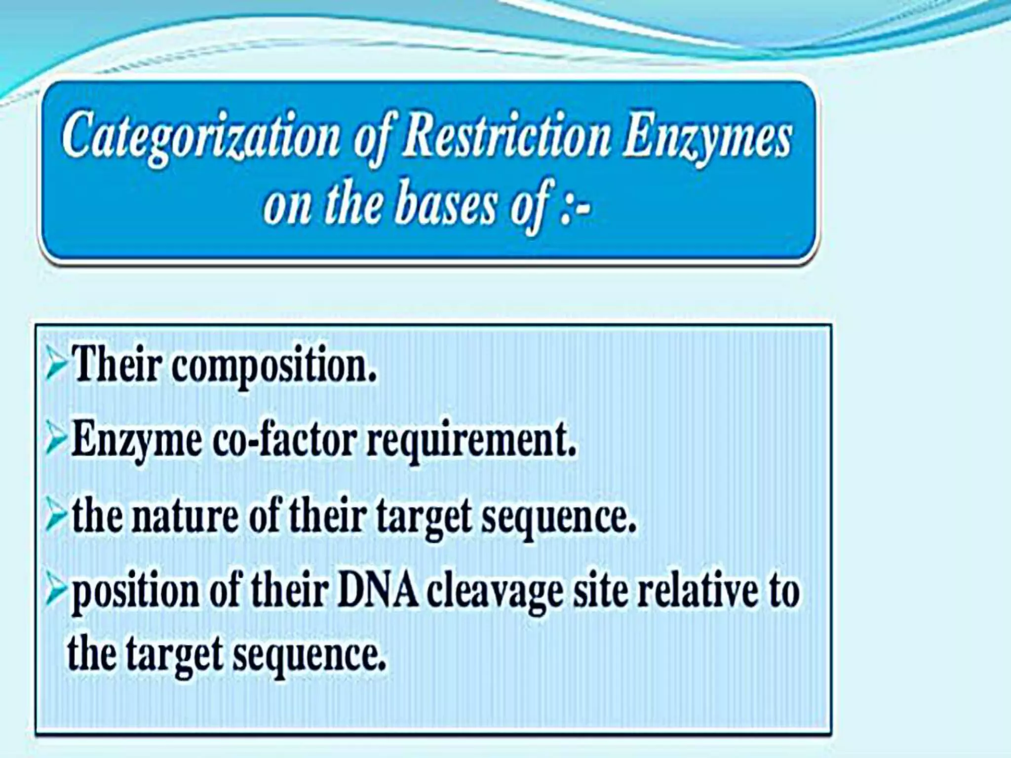 Restriction Enzyme | PPTX