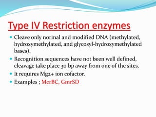 Restriction Enzyme | PPTX