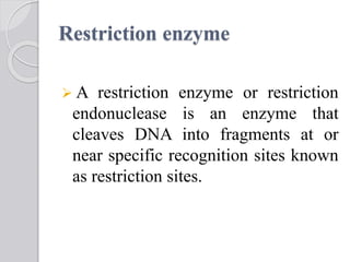 mode of action of restriction enzymes.pptx