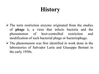mode of action of restriction enzymes.pptx
