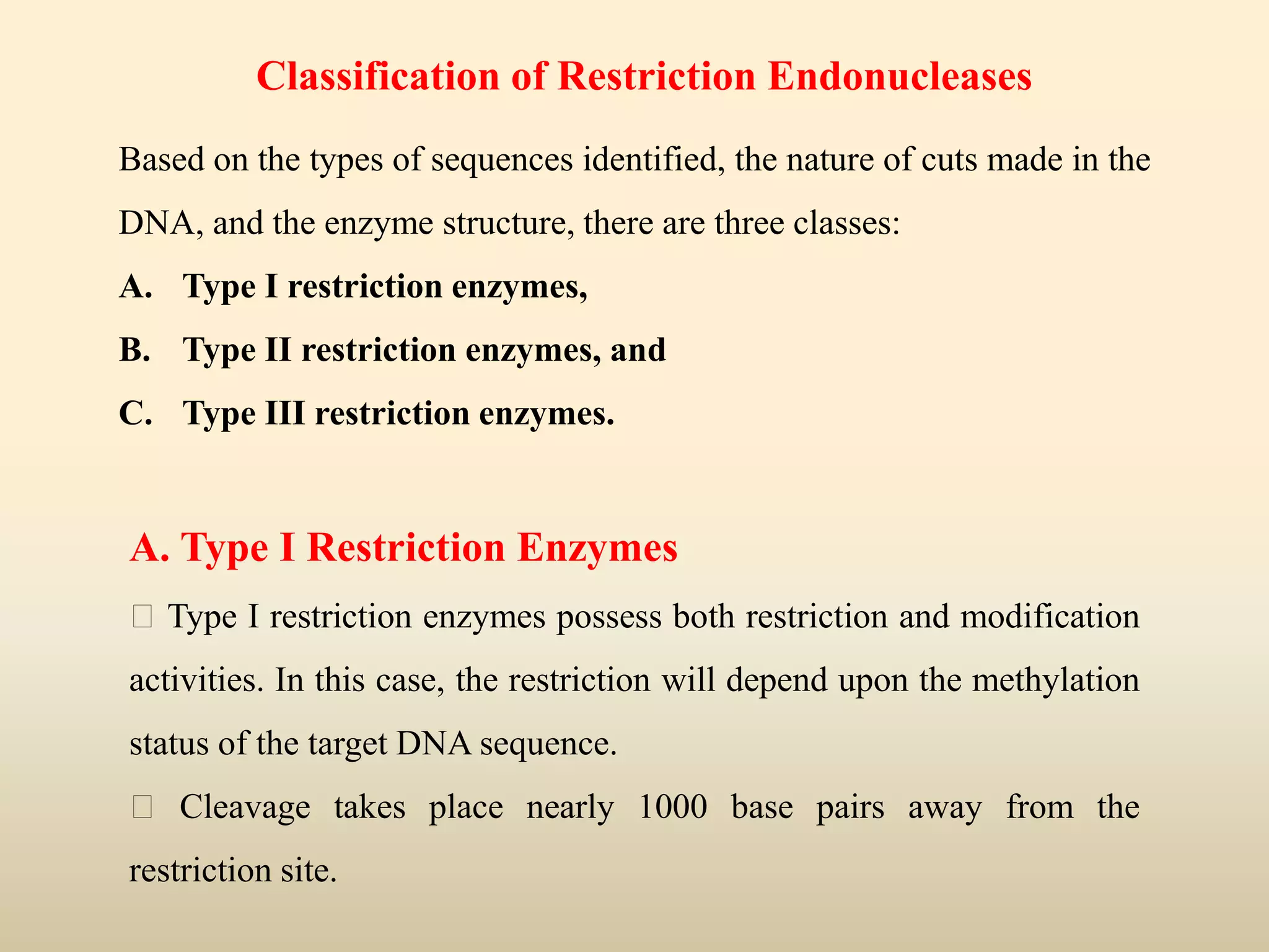Restriction enzymes by devendra kumar | PPTX