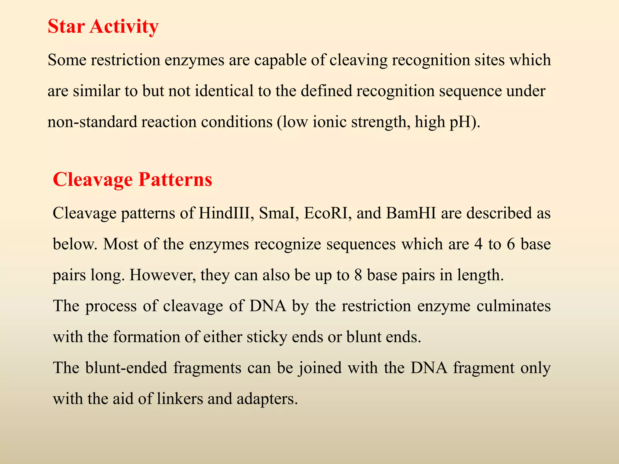 Restriction enzymes by devendra kumar | PPTX