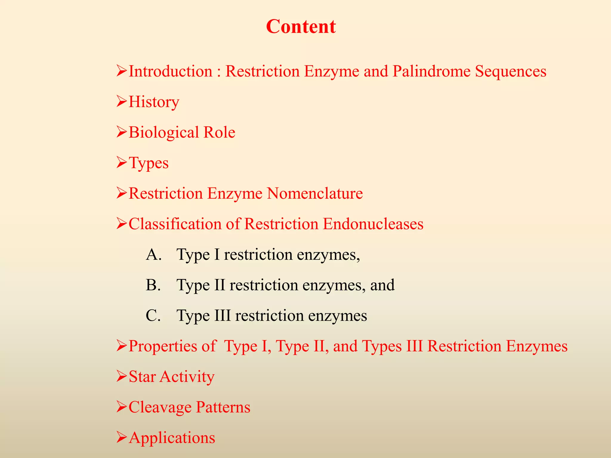 Restriction enzymes by devendra kumar | PPTX