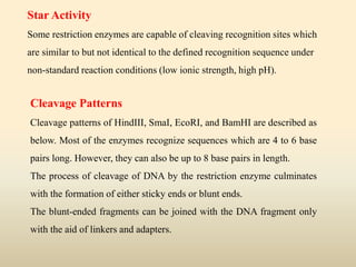 Restriction enzymes by devendra kumar | PPTX