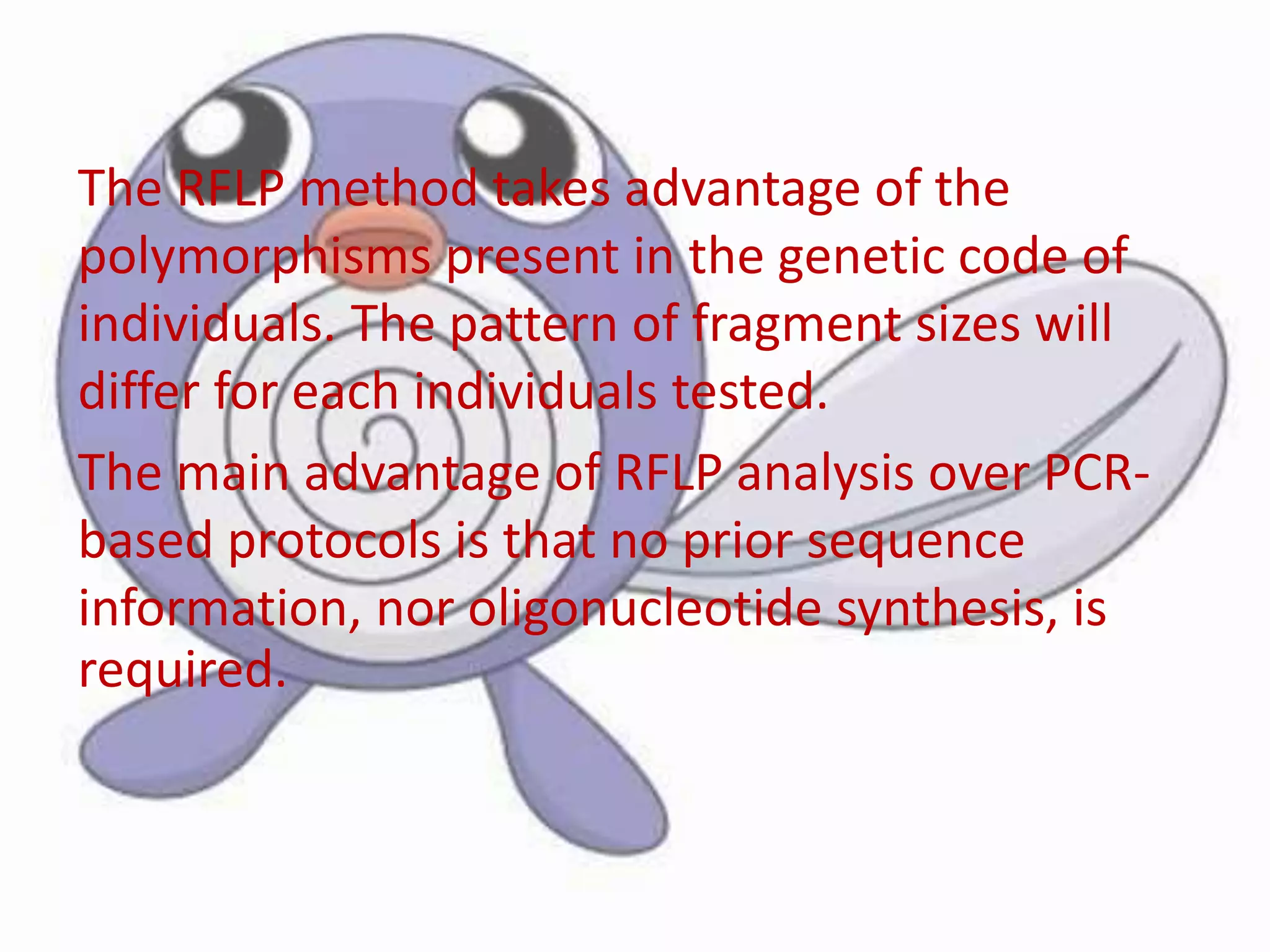 Restriction fragment length polymorphism (rflp) | PPTX