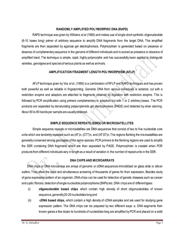 Restriction Mapping Pdf