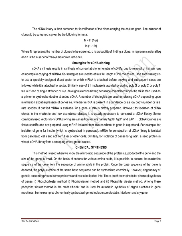 Restriction Mapping Pdf