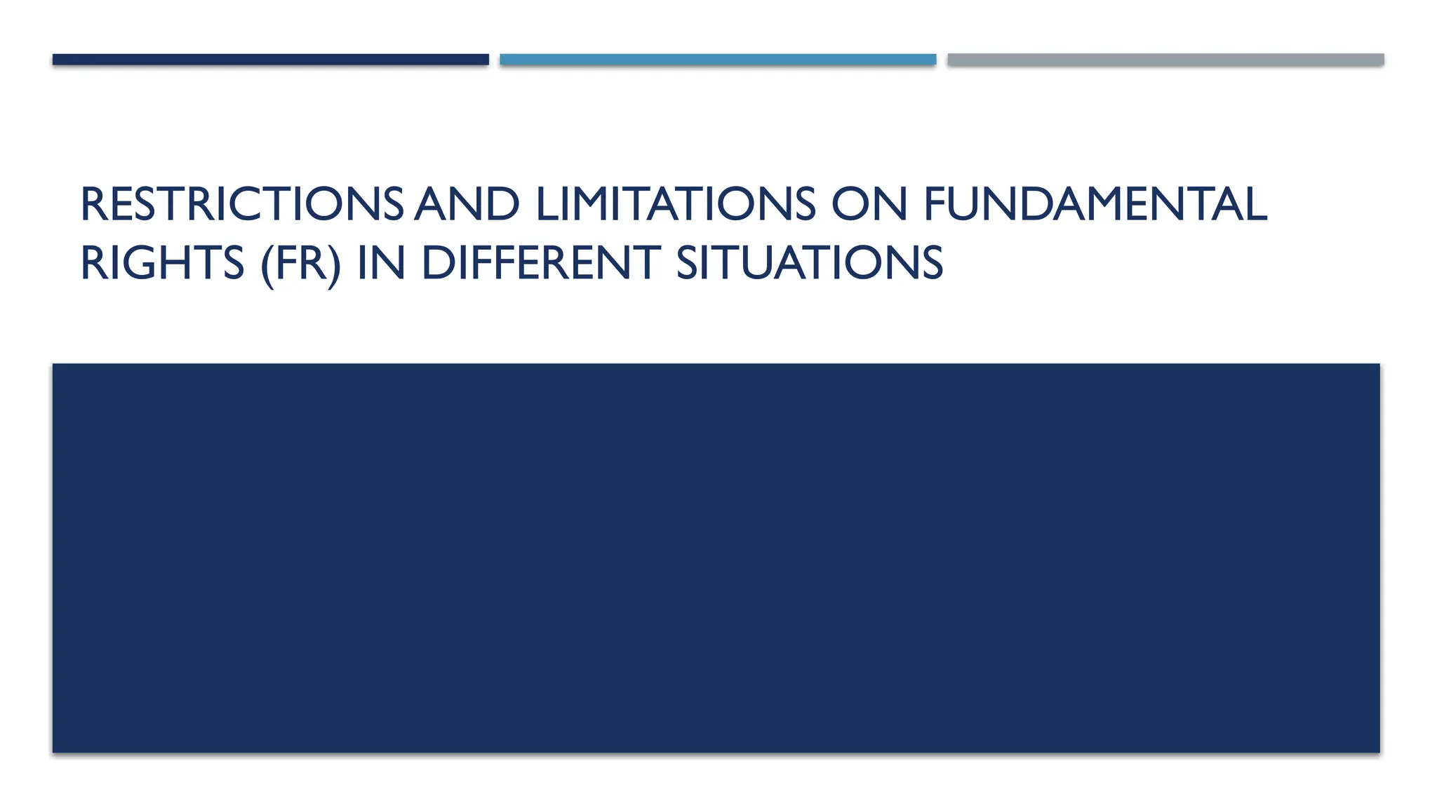 Restrictions and Limitations on Fundamental Rights (FR.pptx