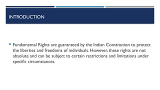 Restrictions and Limitations on Fundamental Rights (FR.pptx