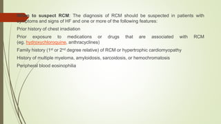 Diagnosis and workup of restrictive cardiomyopathy.pptx