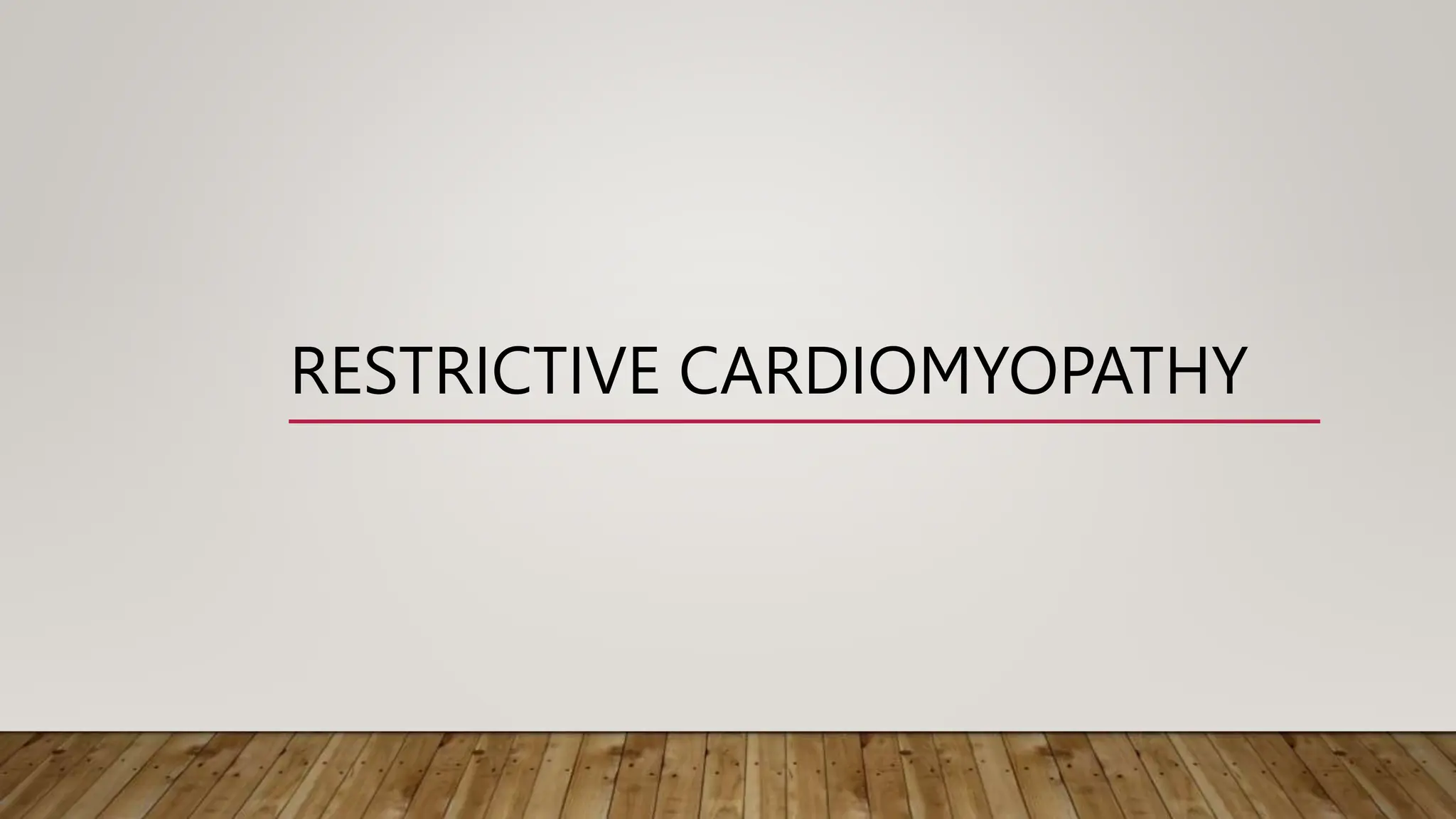 Restrictive cardiomyopathy-VALSALVA, KUSSUMAL ITS IMPORTANCE IN DDpptx ...